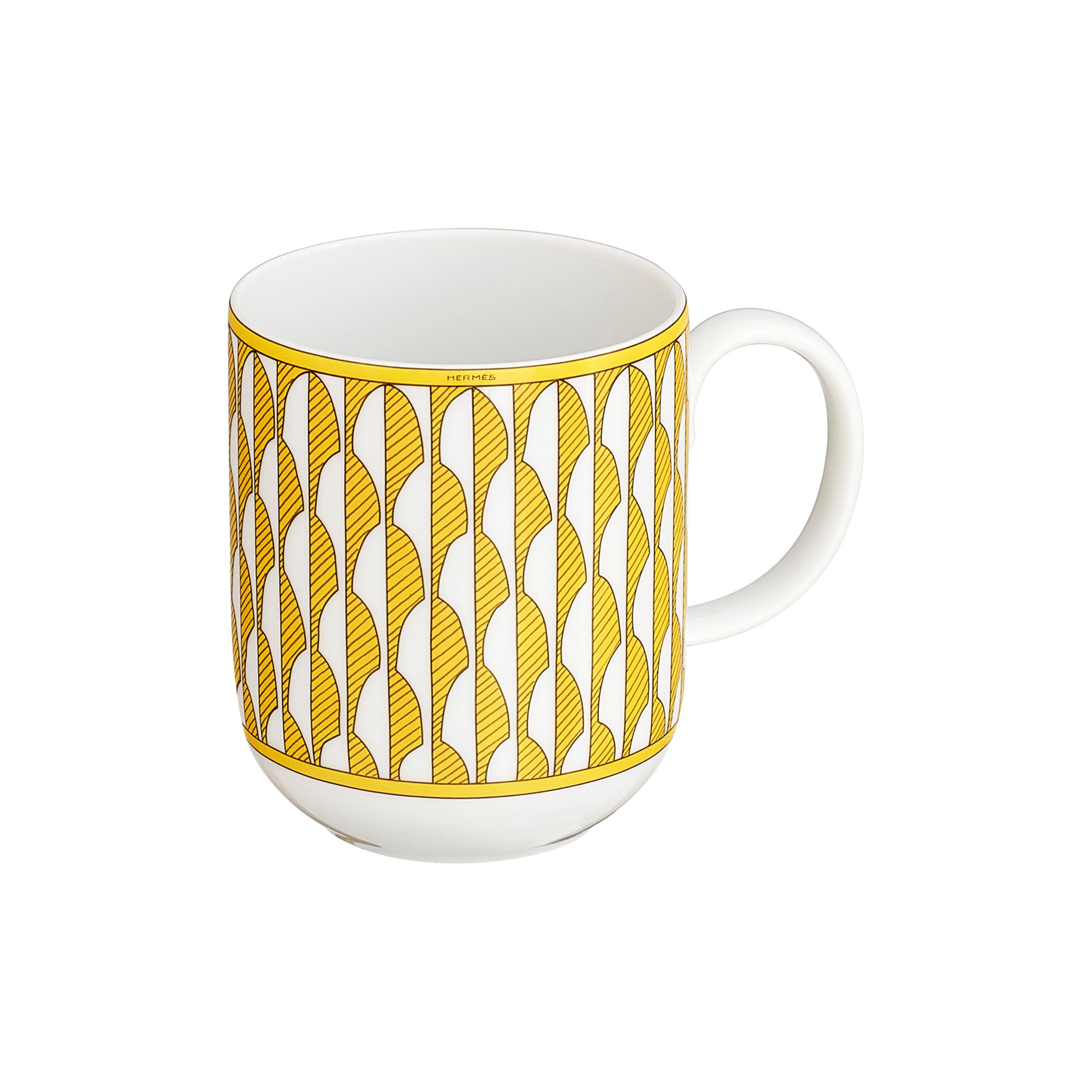 O sol de Hermès à sua mesa num serviço luxuoso